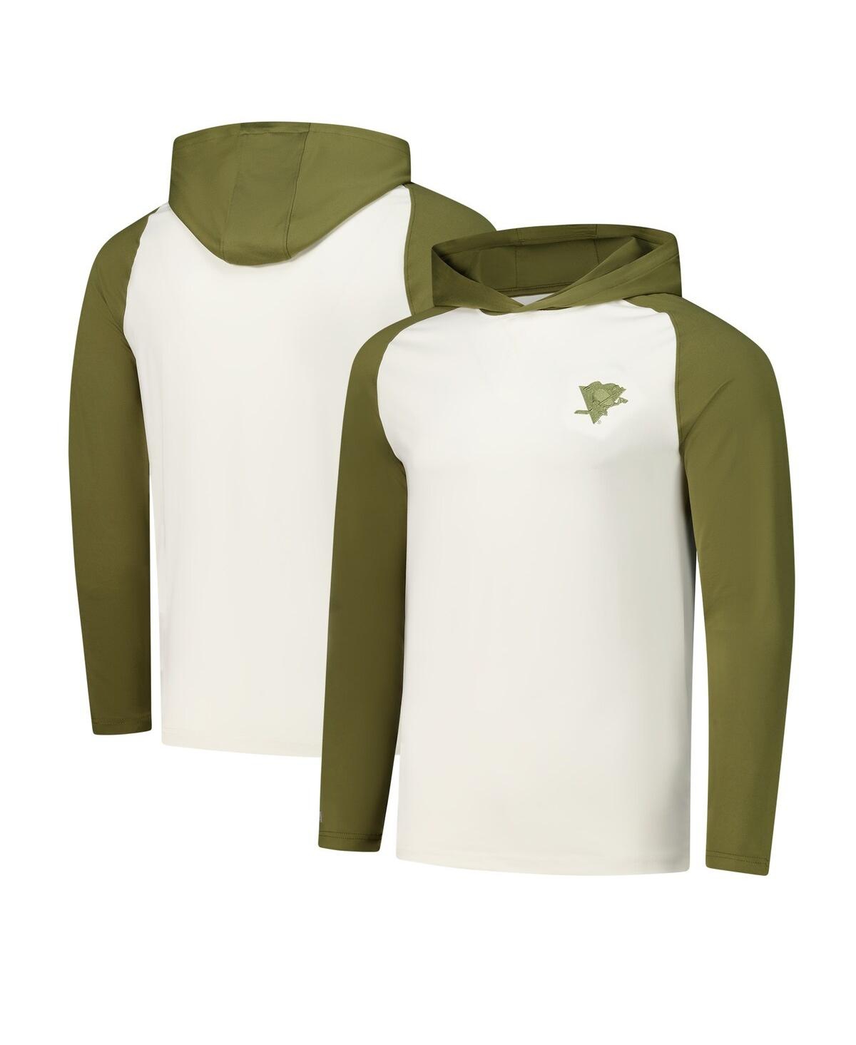 Click here for Antigua Mens Cream/Olive Pittsburgh Penguins Intre... prices