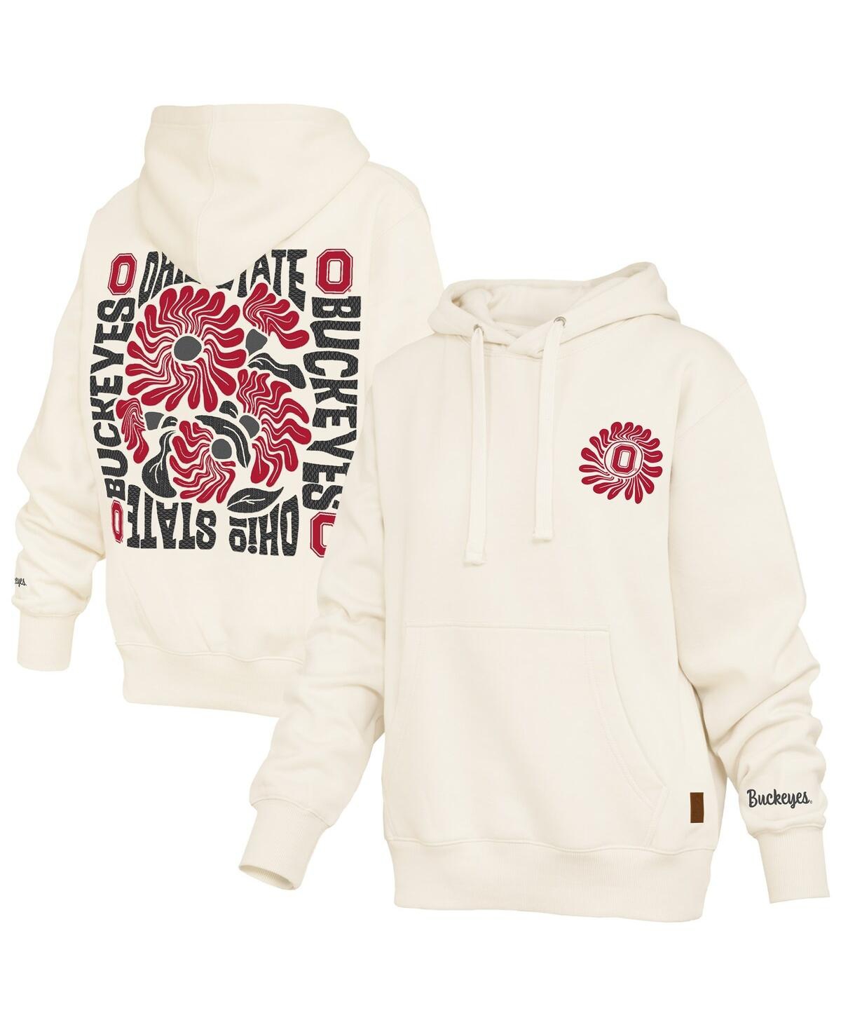 Click here for Pressbox Womens Cream Ohio State Buckeyes Elena Ja... prices
