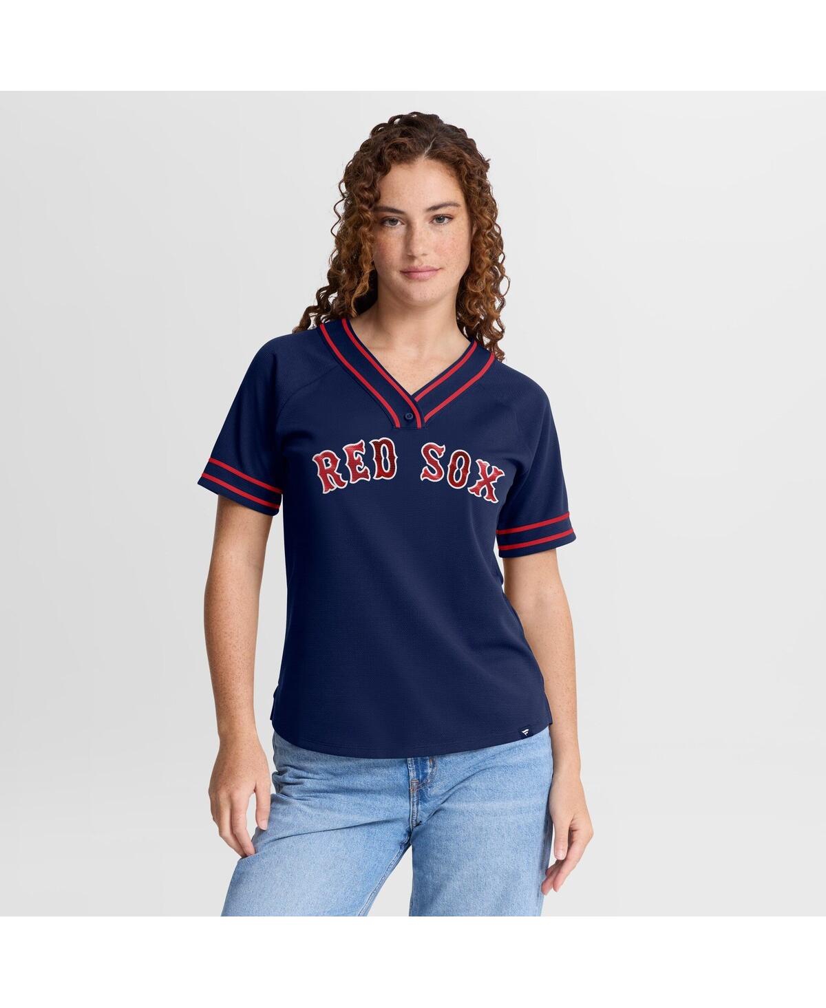 Click here for Fanatics Womens Navy Boston Red Sox Diva Race Ahea... prices
