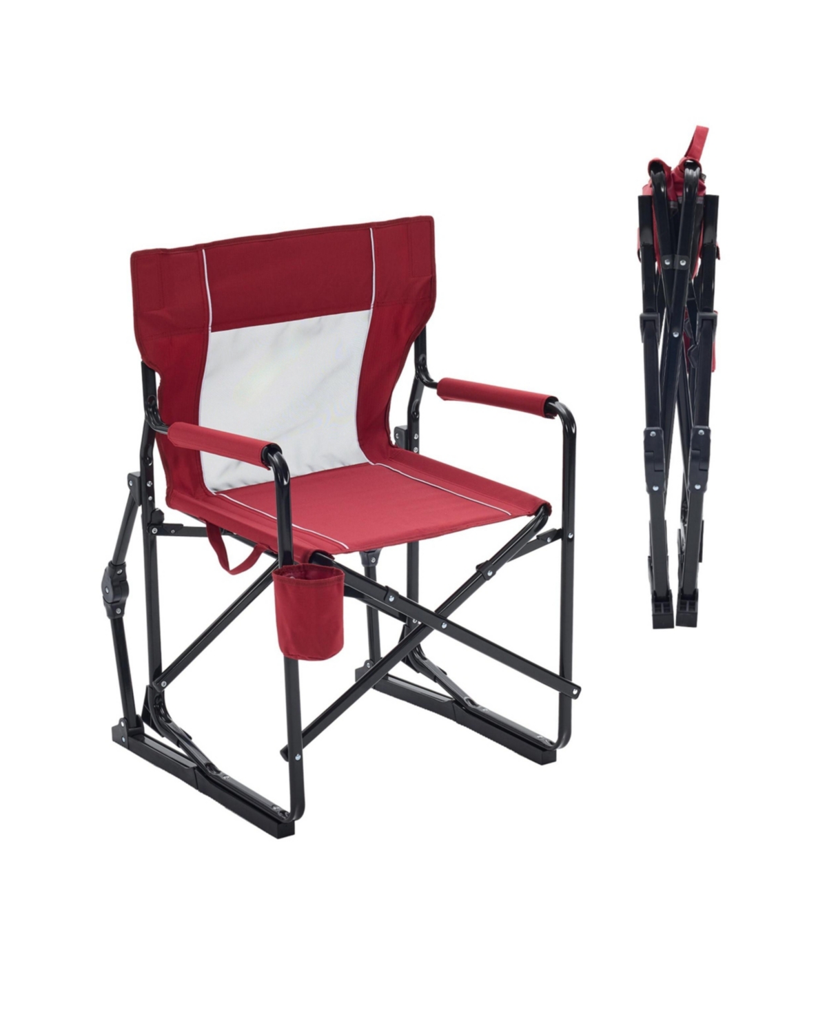 Click here for Yiortwo Folding Rocking Camping Chair with Mesh Ba... prices
