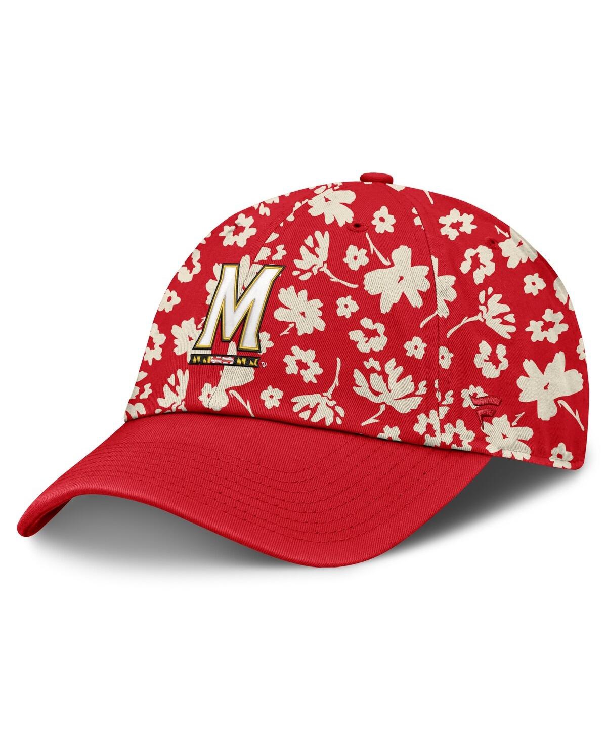 Click here for Fanatics Womens Red Maryland Terrapins Blossom Adj... prices
