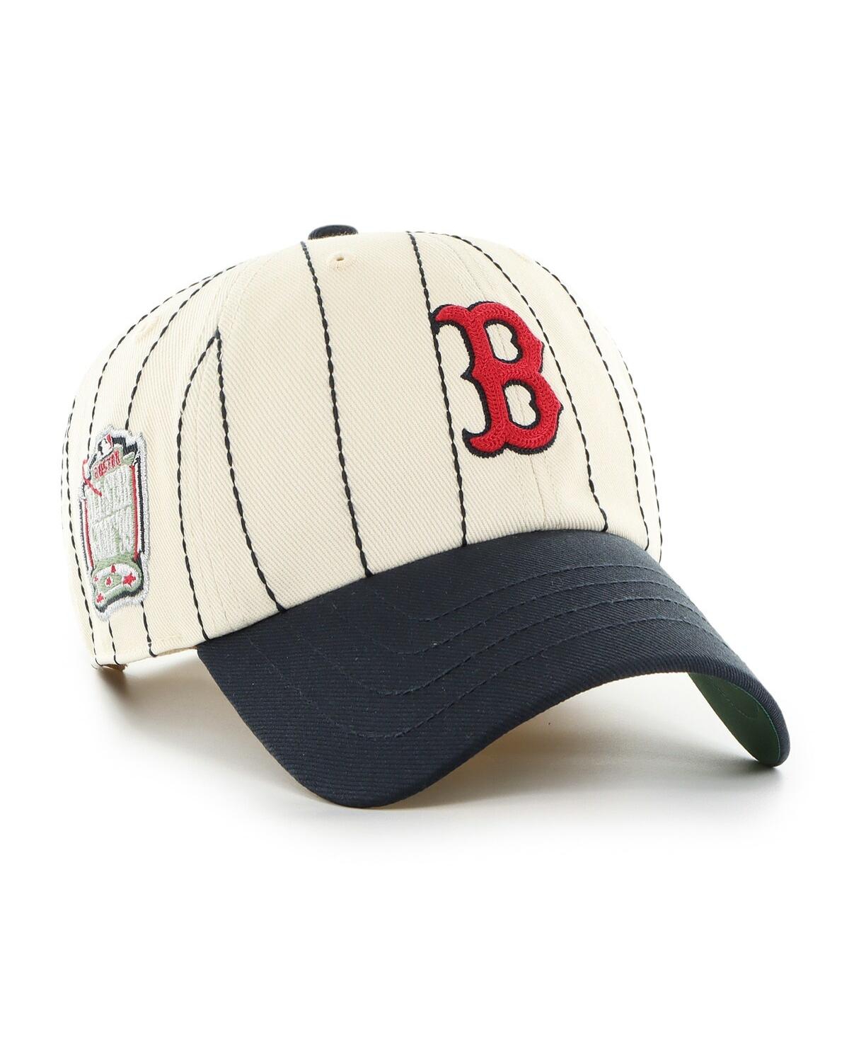 Click here for 47 Brand Mens x Rawlings Natural/Navy Boston Red S... prices