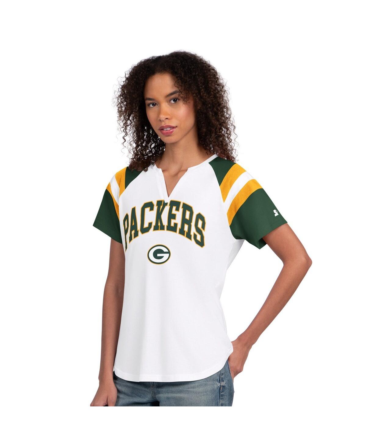 Click here for Starter Womens White Green Bay Packers Game On Not... prices
