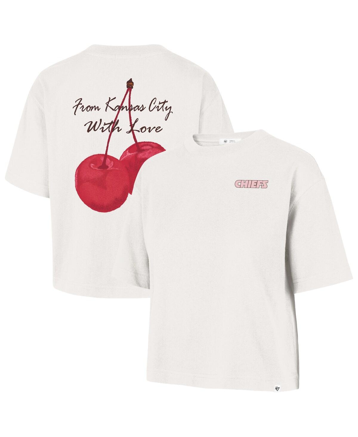 Click here for 47 Brand Womens Cream Kansas City Chiefs Love Lett... prices
