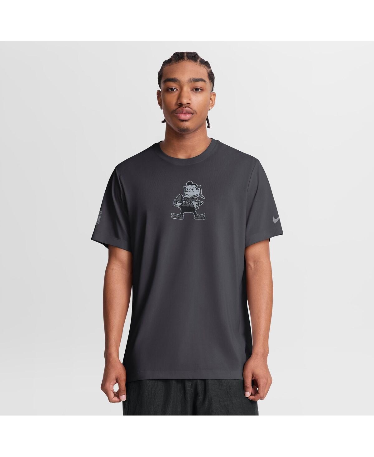Click here for Nike Mens Anthracite Cleveland Browns Sideline Lea... prices