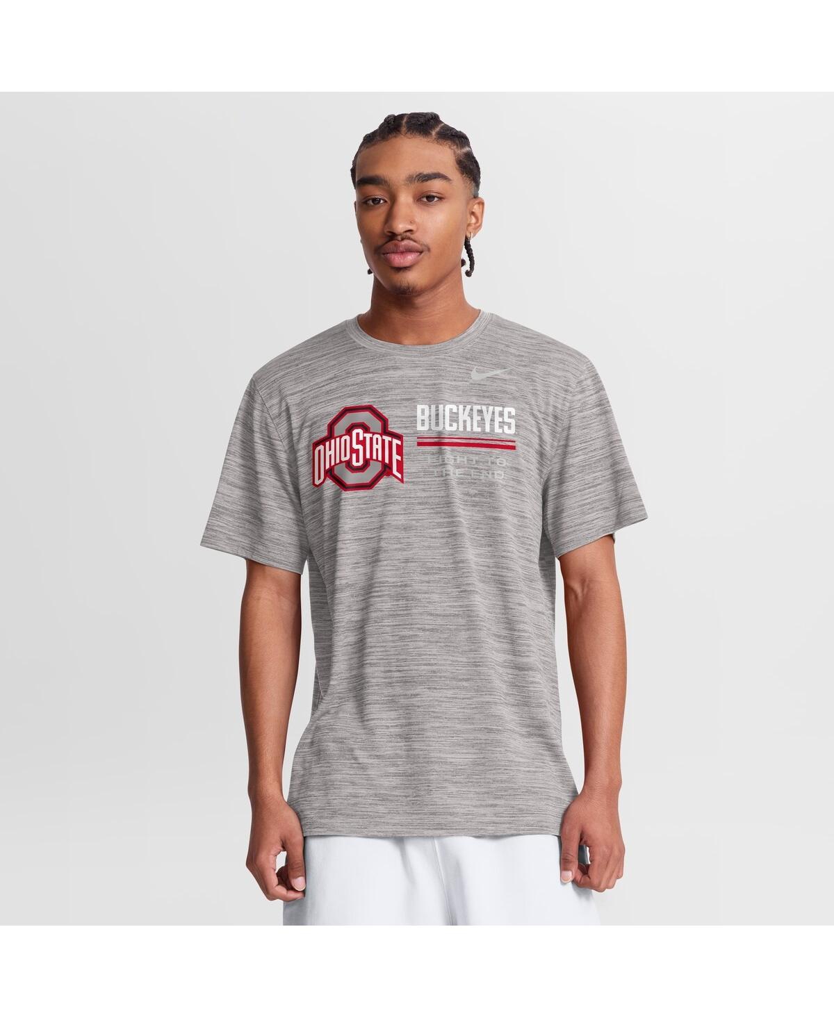 Click here for Nike Mens Gray Ohio State Buckeyes Sideline Veloci... prices