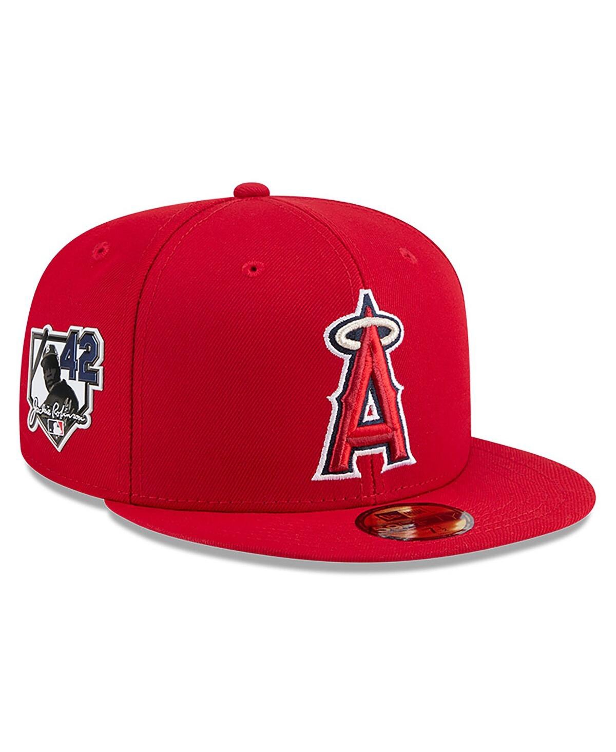 Click here for New Era Mens Red Los Angeles Angels 2026 Jackie Ro... prices