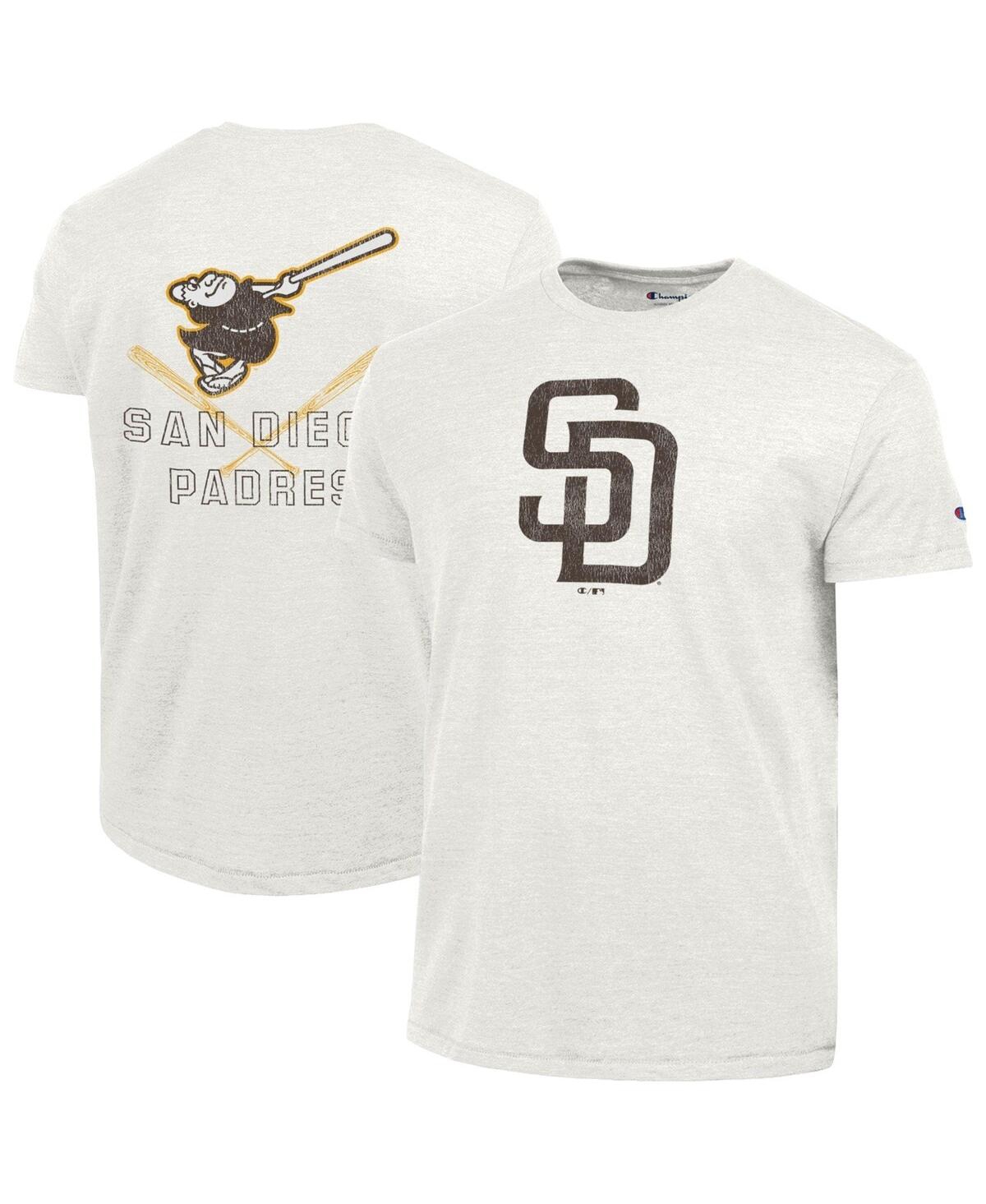 Click here for Champion Mens Heather White San Diego Padres Tri-B... prices