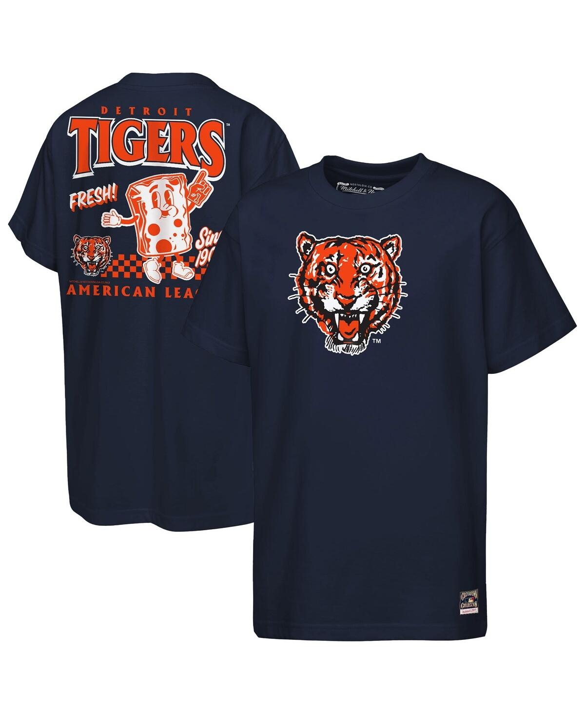 Click here for Mitchell & Ness Big Boys and Girls Navy Detroit Ti... prices