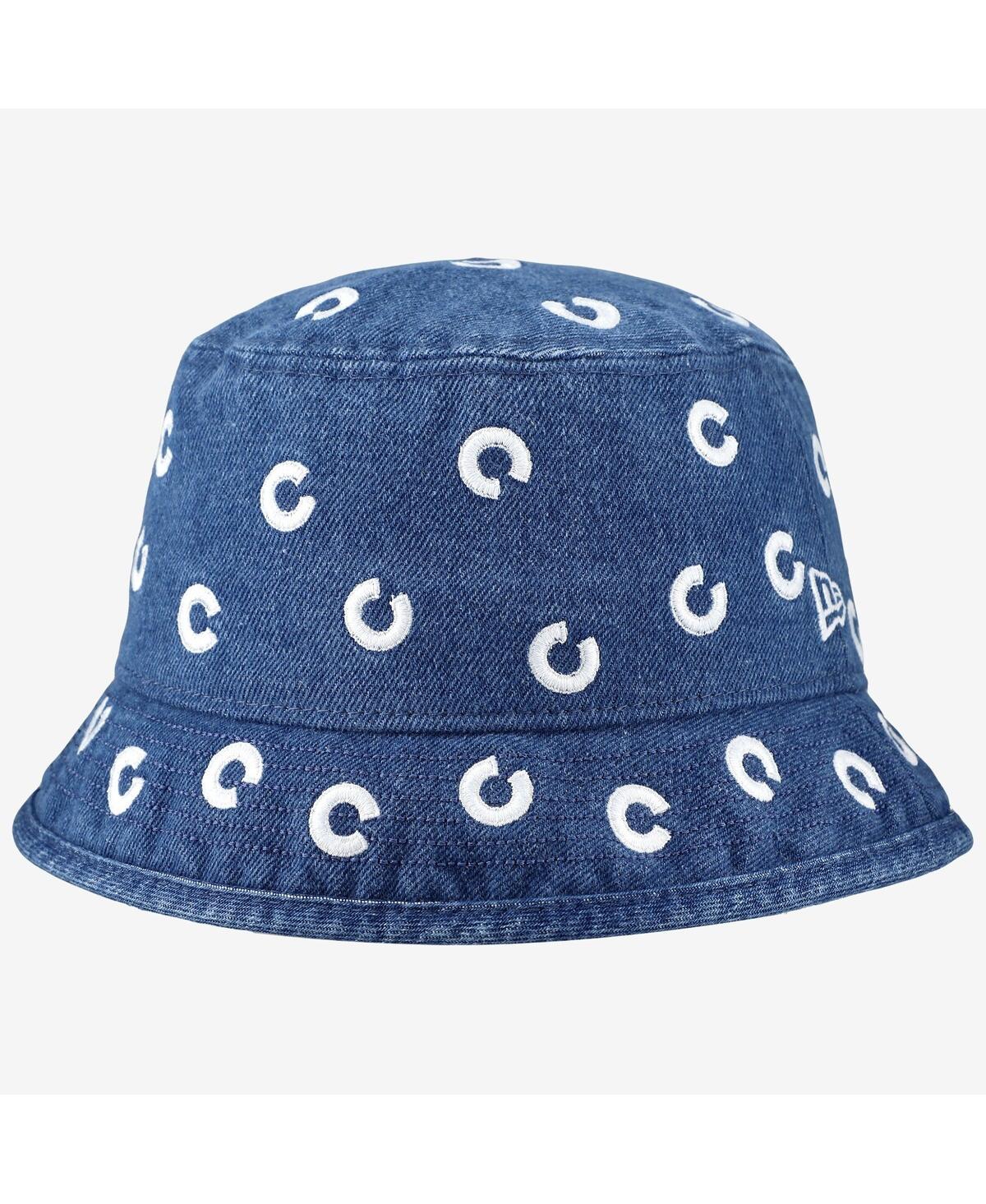 Click here for New Era Womens Chicago Cubs Denim Micro Bucket Hat... prices