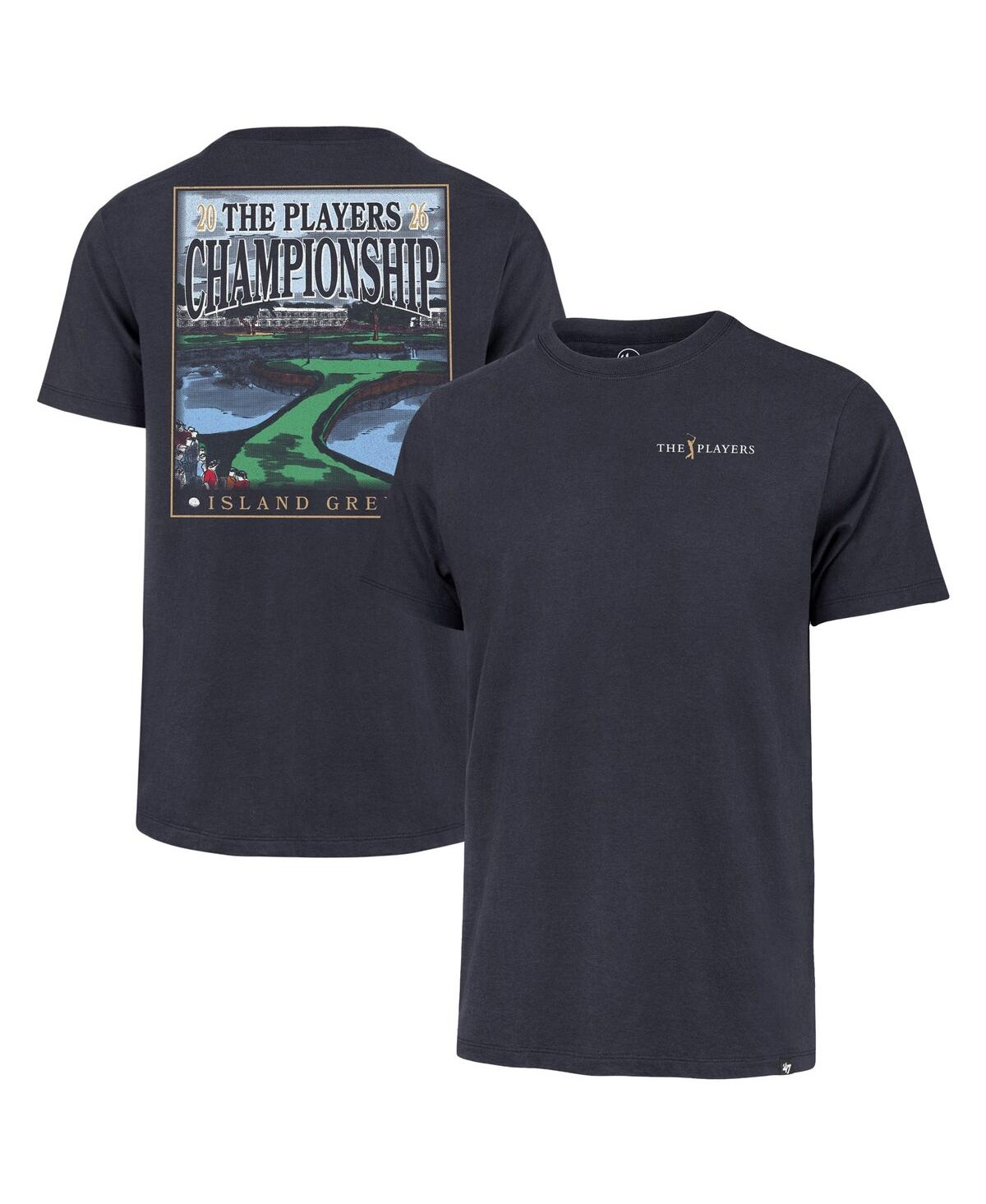 Click here for 47 Brand Mens Blue The Players Franklin T-Shirt -... prices