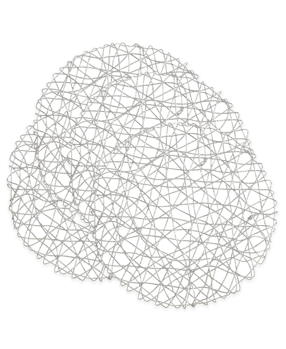 Click here for Saro Lifestyle Wire Nest Placemats  Set of 4 - Sil... prices