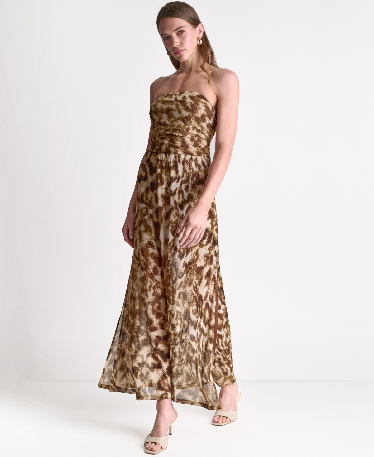 Click here for Bcbg Womens Strapless Maxi Dress - Espresso Dusk M... prices