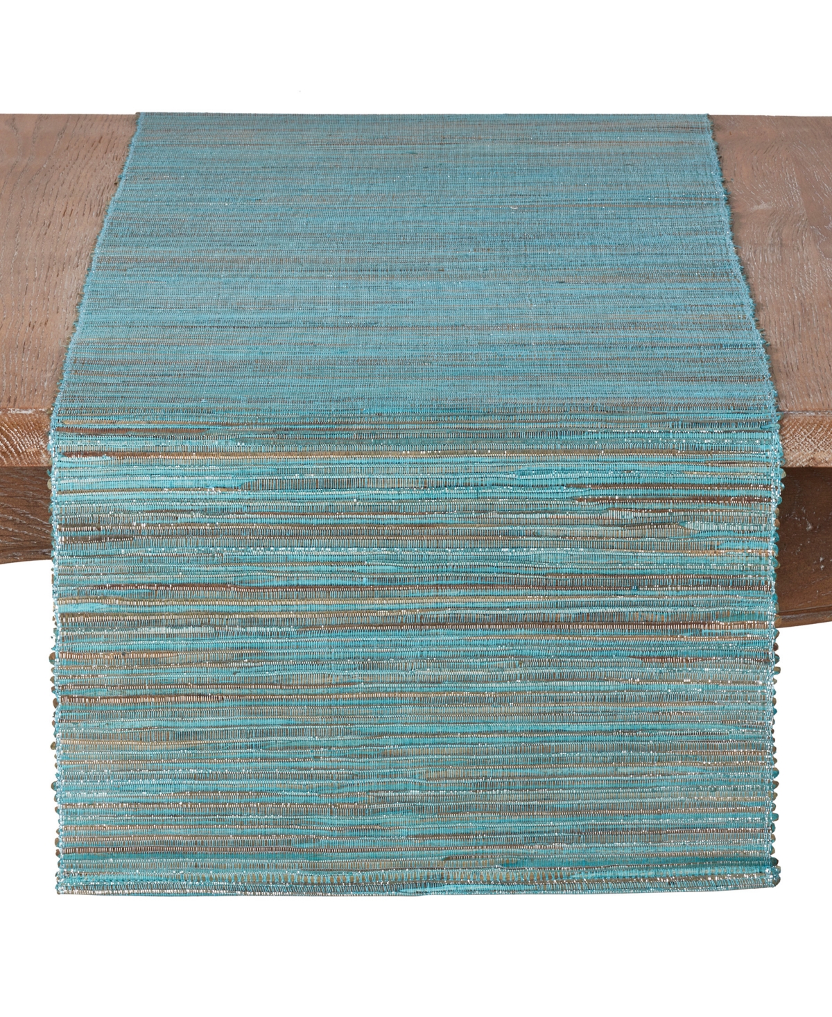 Click here for Saro Lifestyle Shimmering Woven Nubby Table Runner... prices