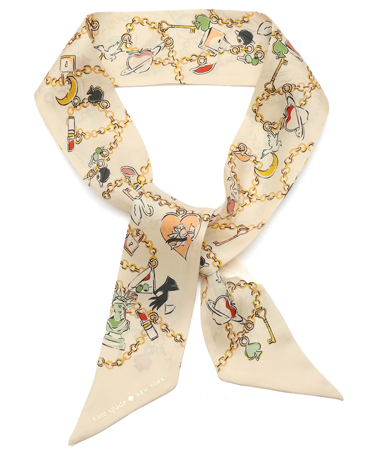 Click here for kate spade new york Womens Ny Charms Skinny Scarf... prices