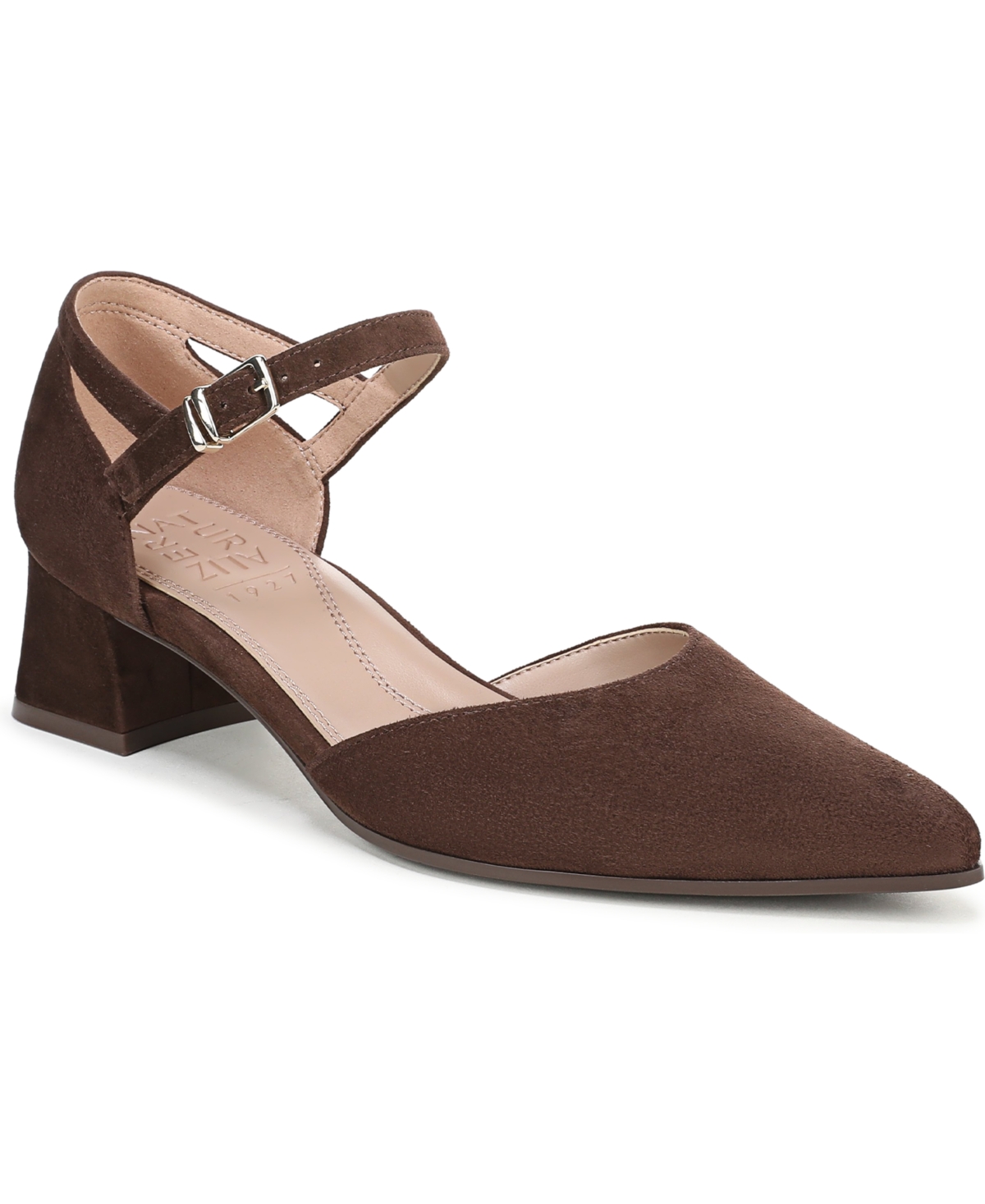 Click here for Naturalizer Womens Maddox Block Heel Ankle Strap P... prices