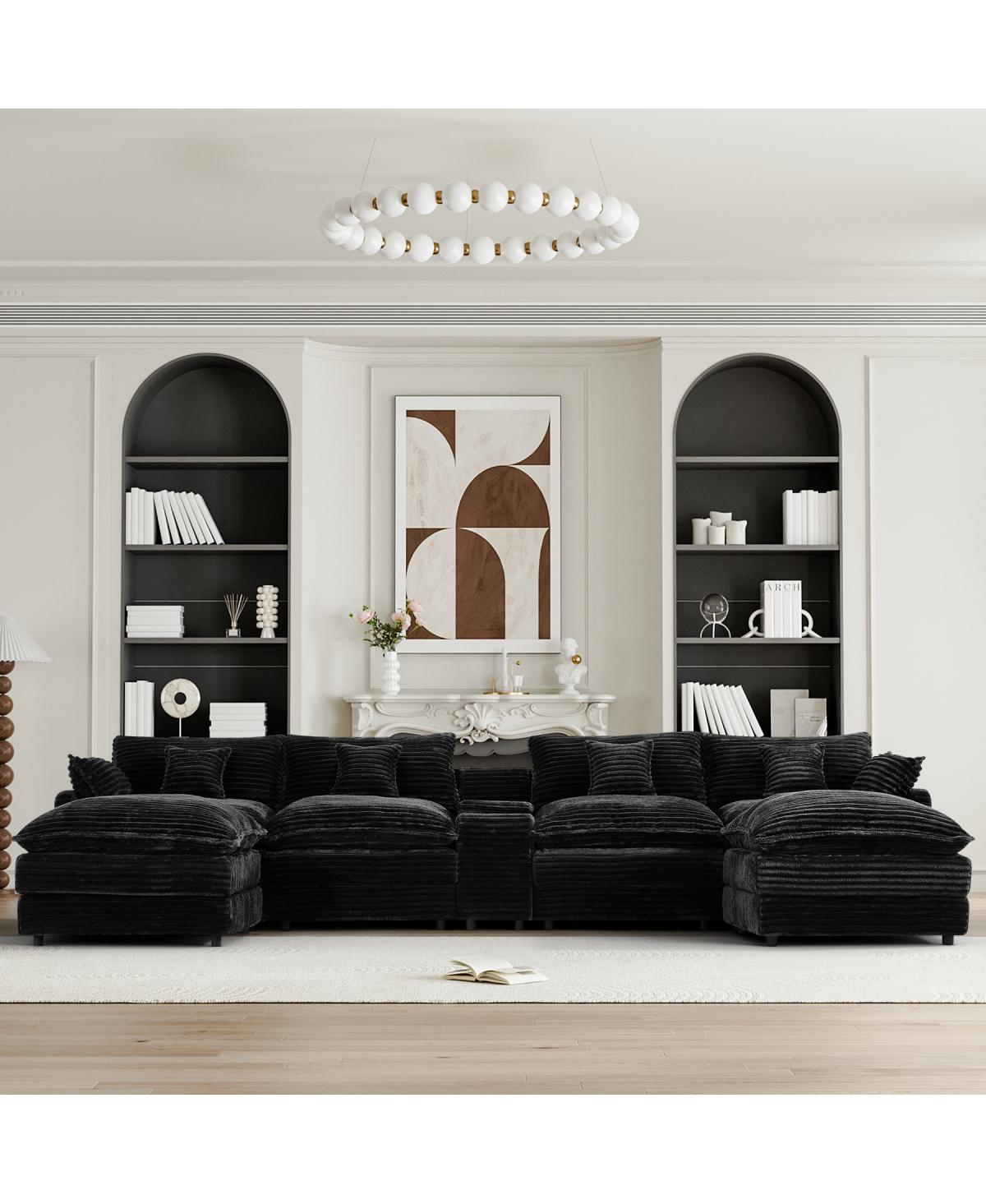 Click here for Streamdale Furniture Seven-Piece Sofa Set with Con... prices