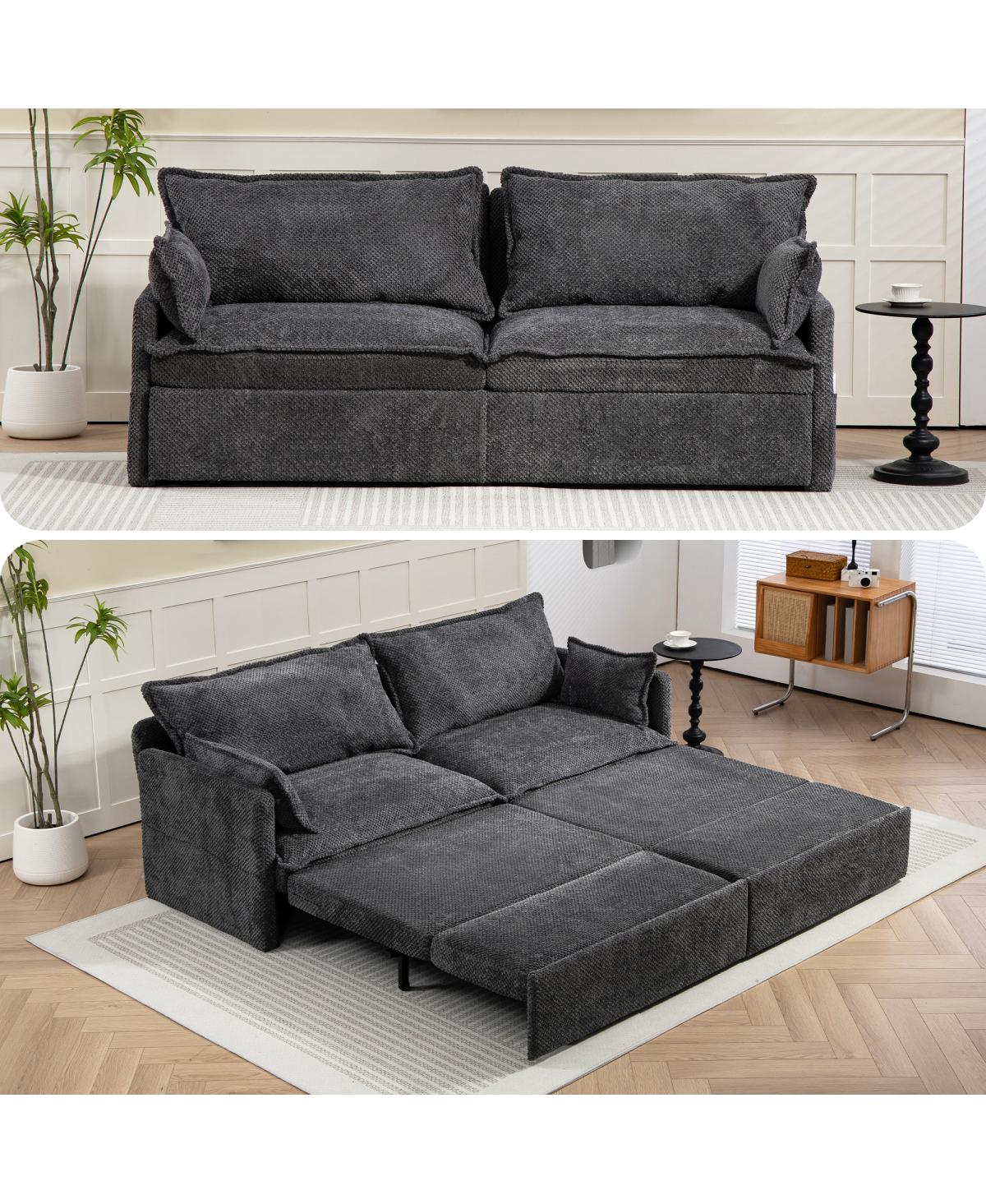 Click here for Streamdale Furniture 3-in-1 Corduroy Sofa Bed with... prices