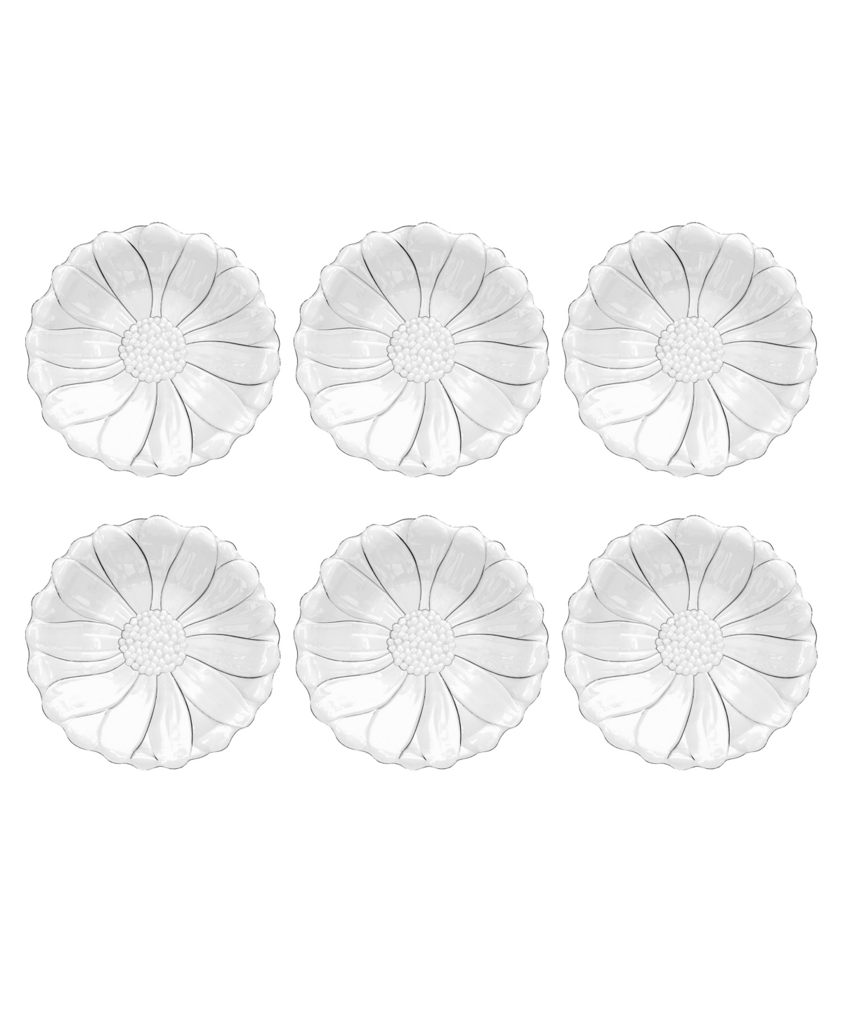 Click here for Abode Homewares Figural Flower Acrylic Salad Plate... prices