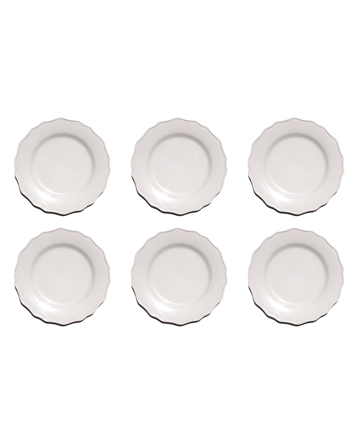 Click here for Abode Homewares Scallop NewWave Melamine Salad Pla... prices