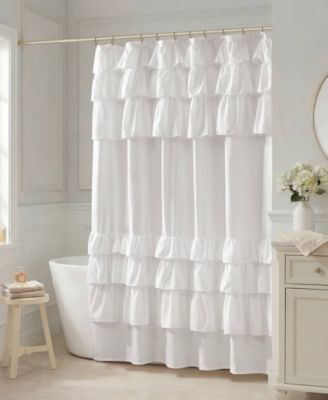 Click here for Madison Park Grace Ruffled Shower Curtains prices
