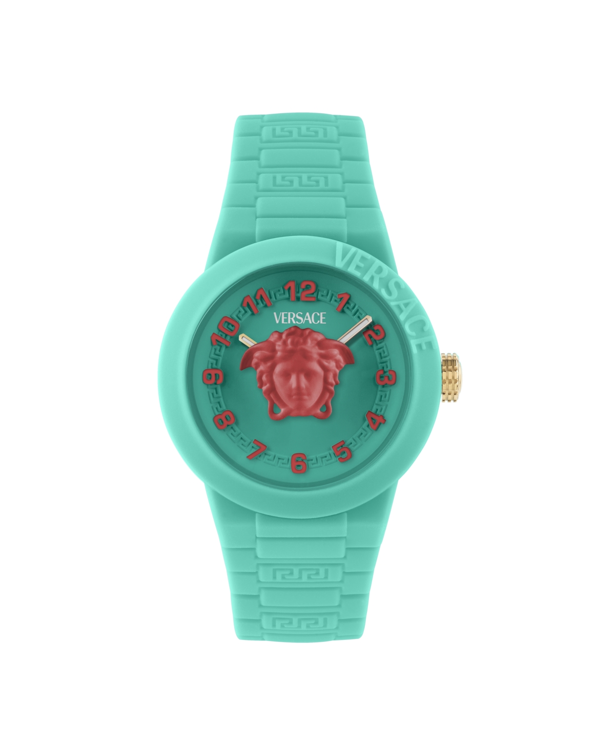 Click here for Versace Kids V-Pop Teal Silicone Strap Watch 34mm... prices