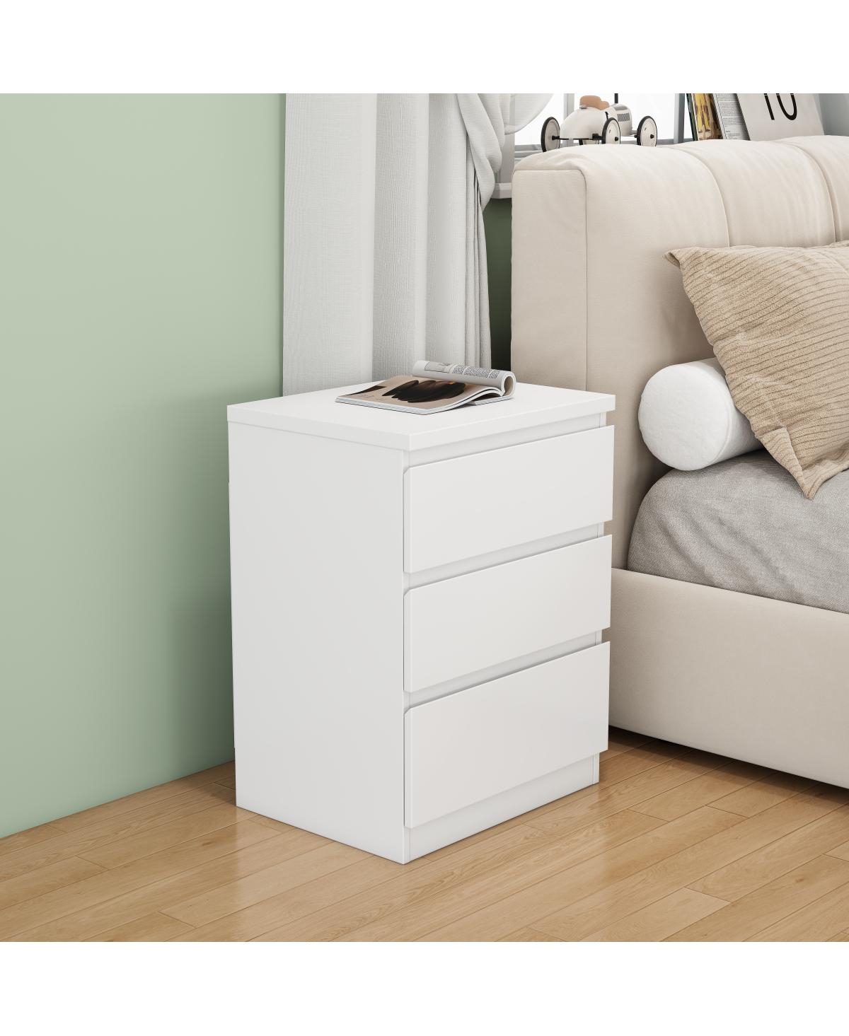 Click here for Streamdale Furniture 19.7 3-Drawer Nightstand/Side... prices