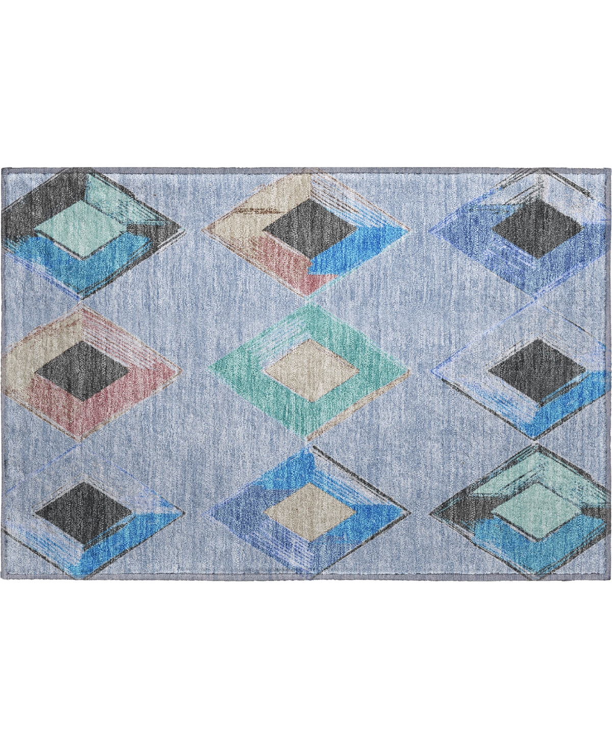 Click here for Addison Mayfield AMF2004 18x26 Area Rug - Denim prices