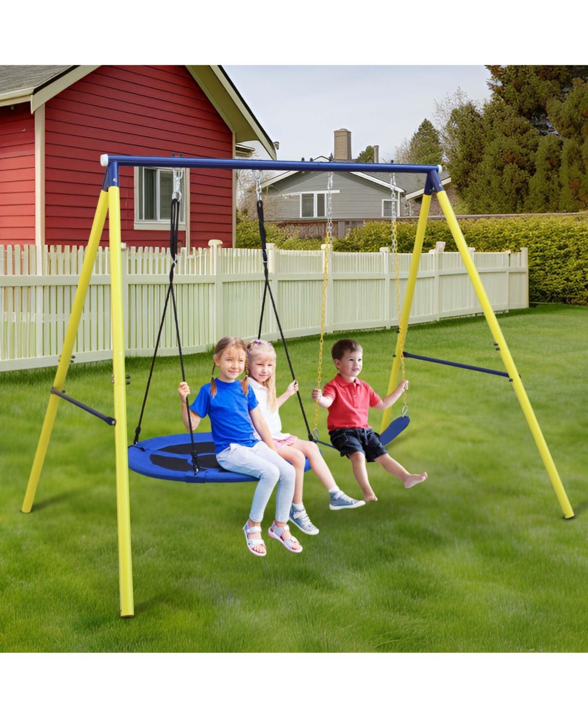 Click here for Streamdale Furniture Boys Indoor/Outdoor Metal Swi... prices