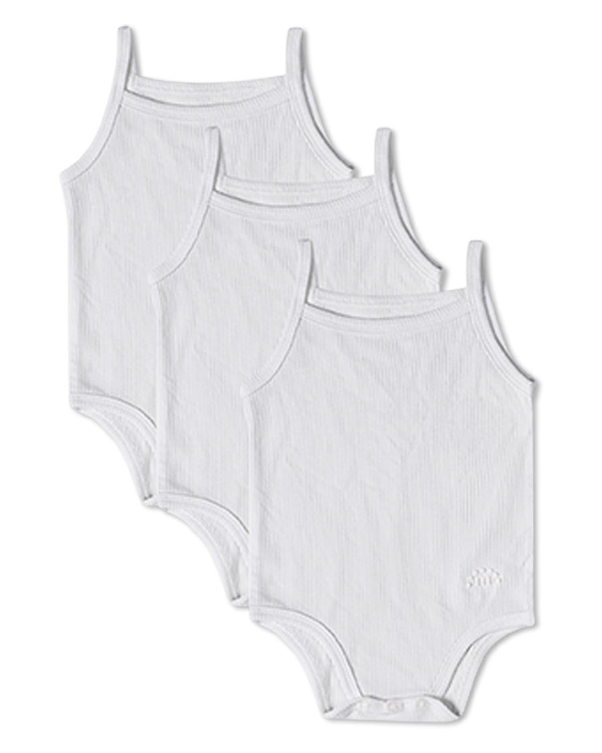 Click here for MeMoi Baby 3 Pack Mini-Ribbed Stretch Modal Solid-... prices
