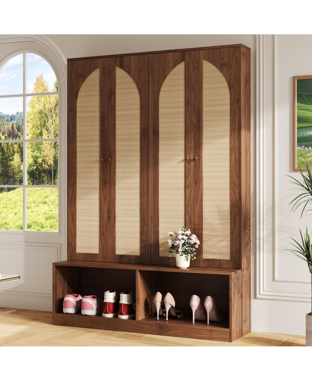 Click here for Streamdale Furniture Farmhouse Hall Tree with Ratt... prices
