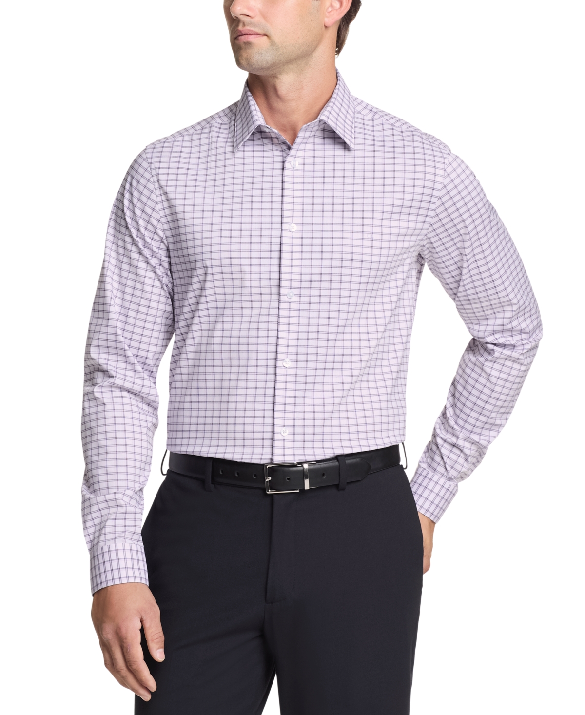 Click here for Calvin Klein Mens Slim Fit Dress Shirt - Lavender prices
