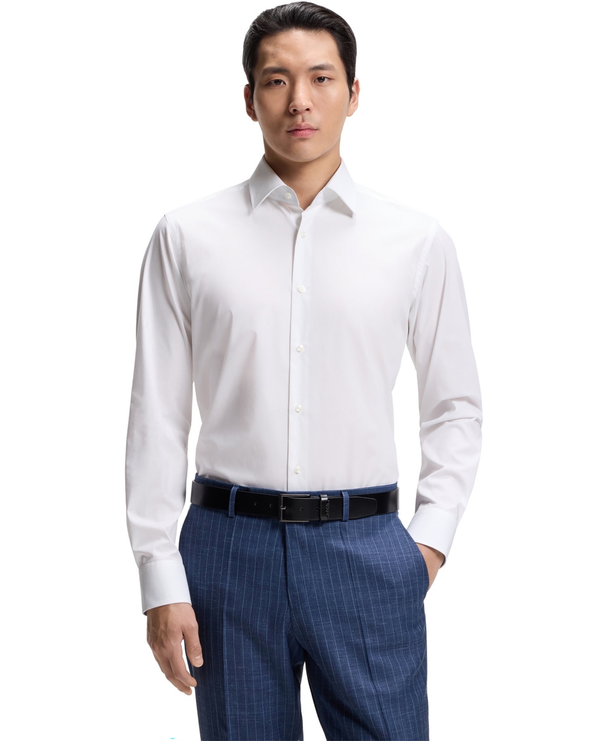 Click here for Boss by Hugo Boss Mens Stretch Cotton Regular-Fit... prices