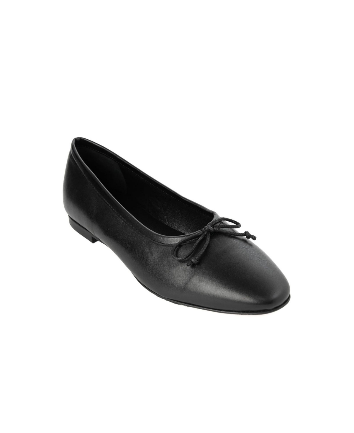 Click here for Menina Step Womens Amelie Leather Ballet Flat - Bl... prices