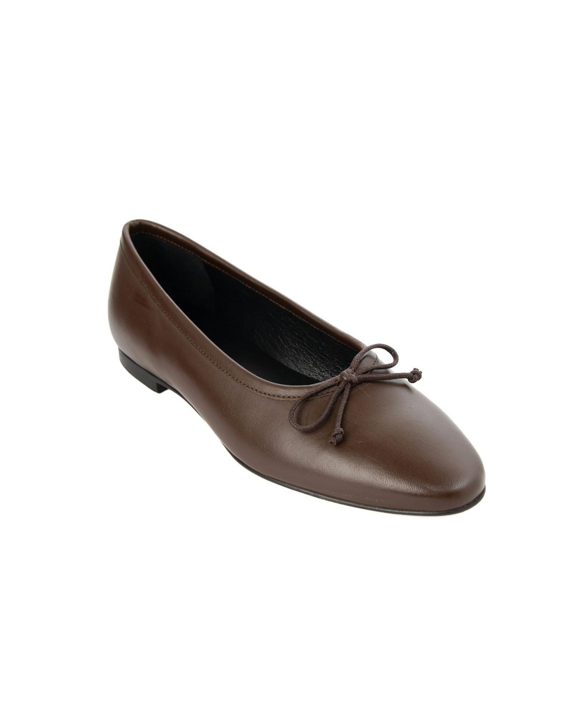 Click here for Menina Step Womens Amelie Leather Ballet Flat - Da... prices