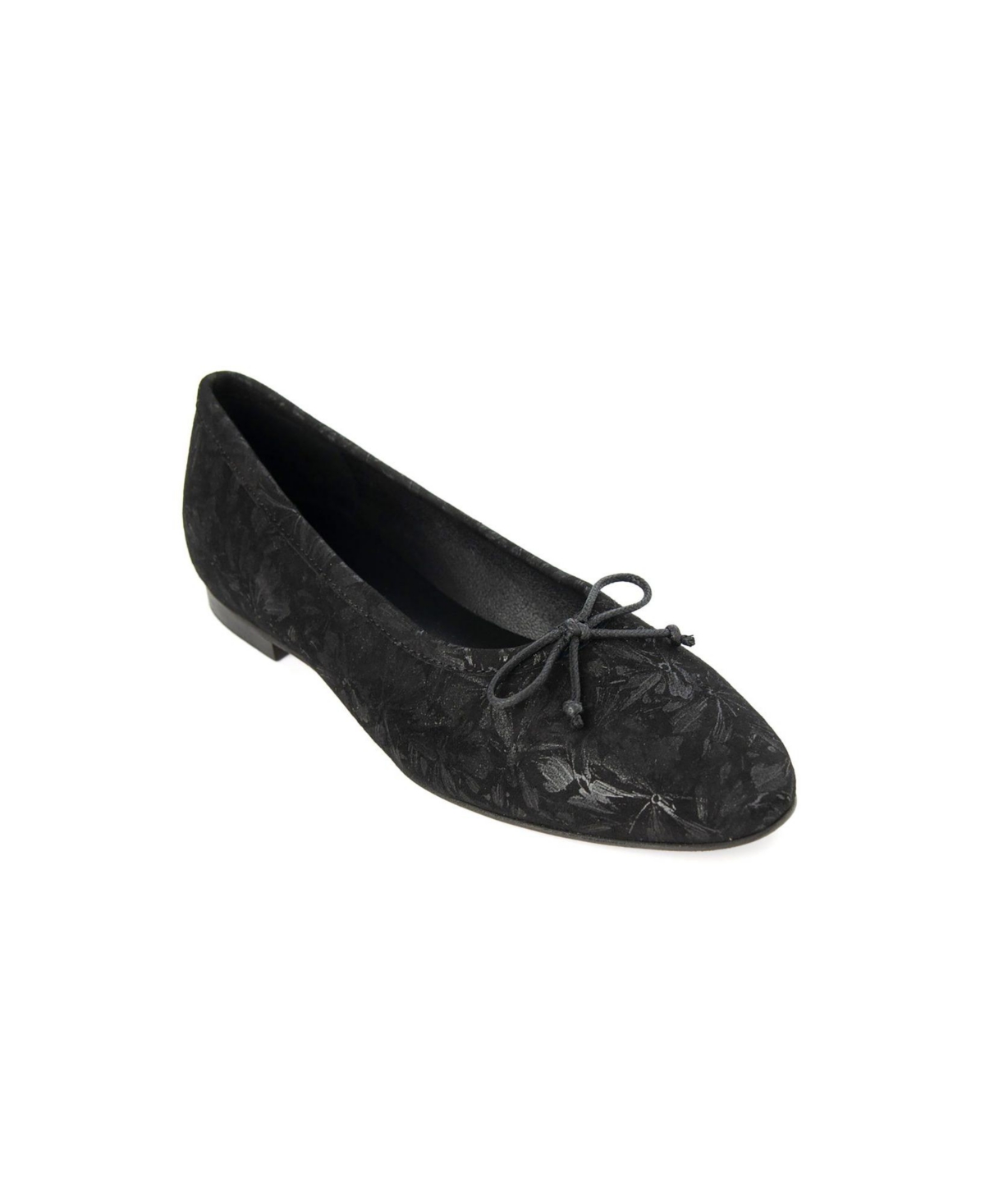 Click here for Menina Step Womens Amelie Leather Ballet Flat - Bl... prices