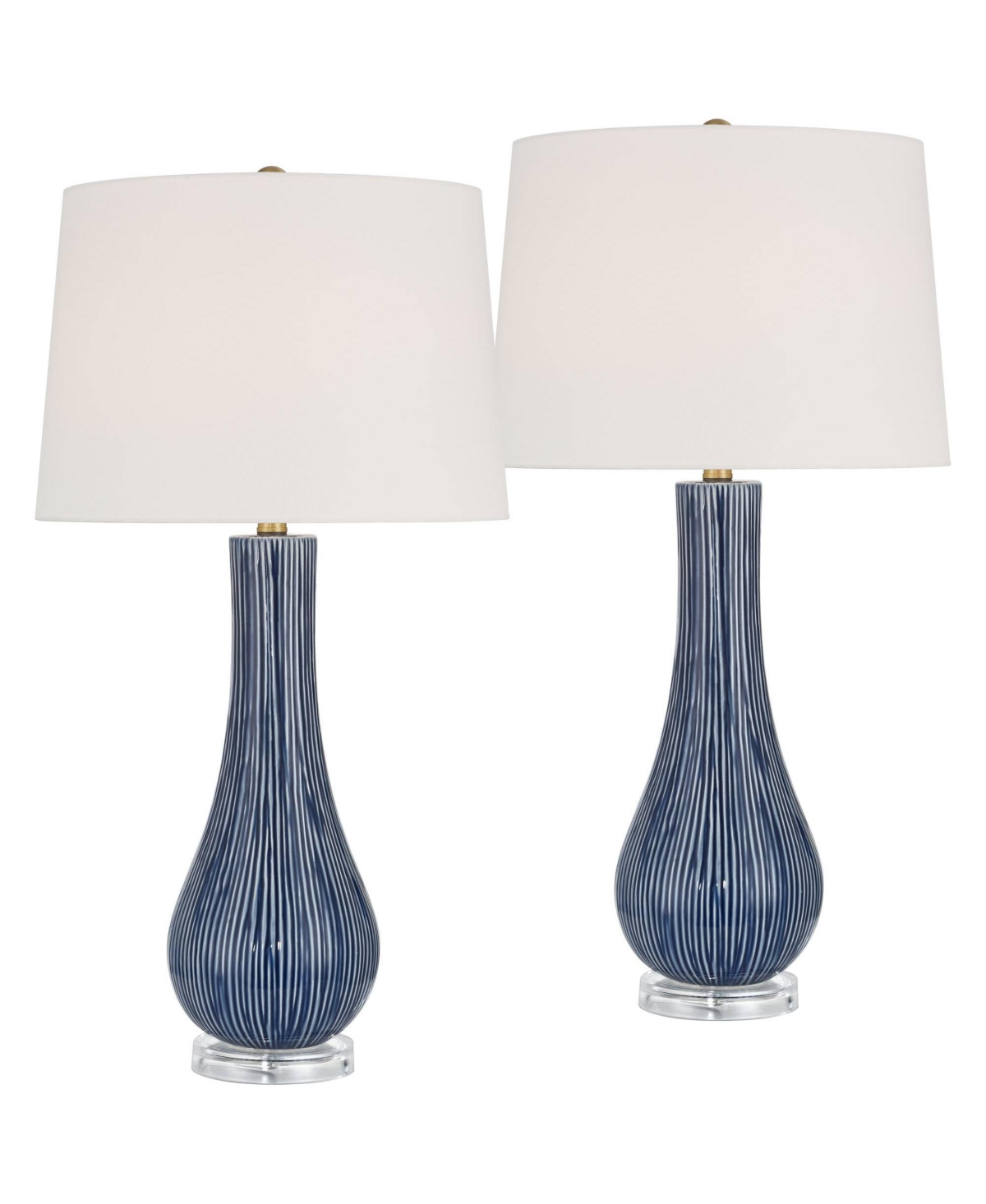 Click here for 360 Lighting Shannon 30 1/2 High Stripe Ceramic Go... prices