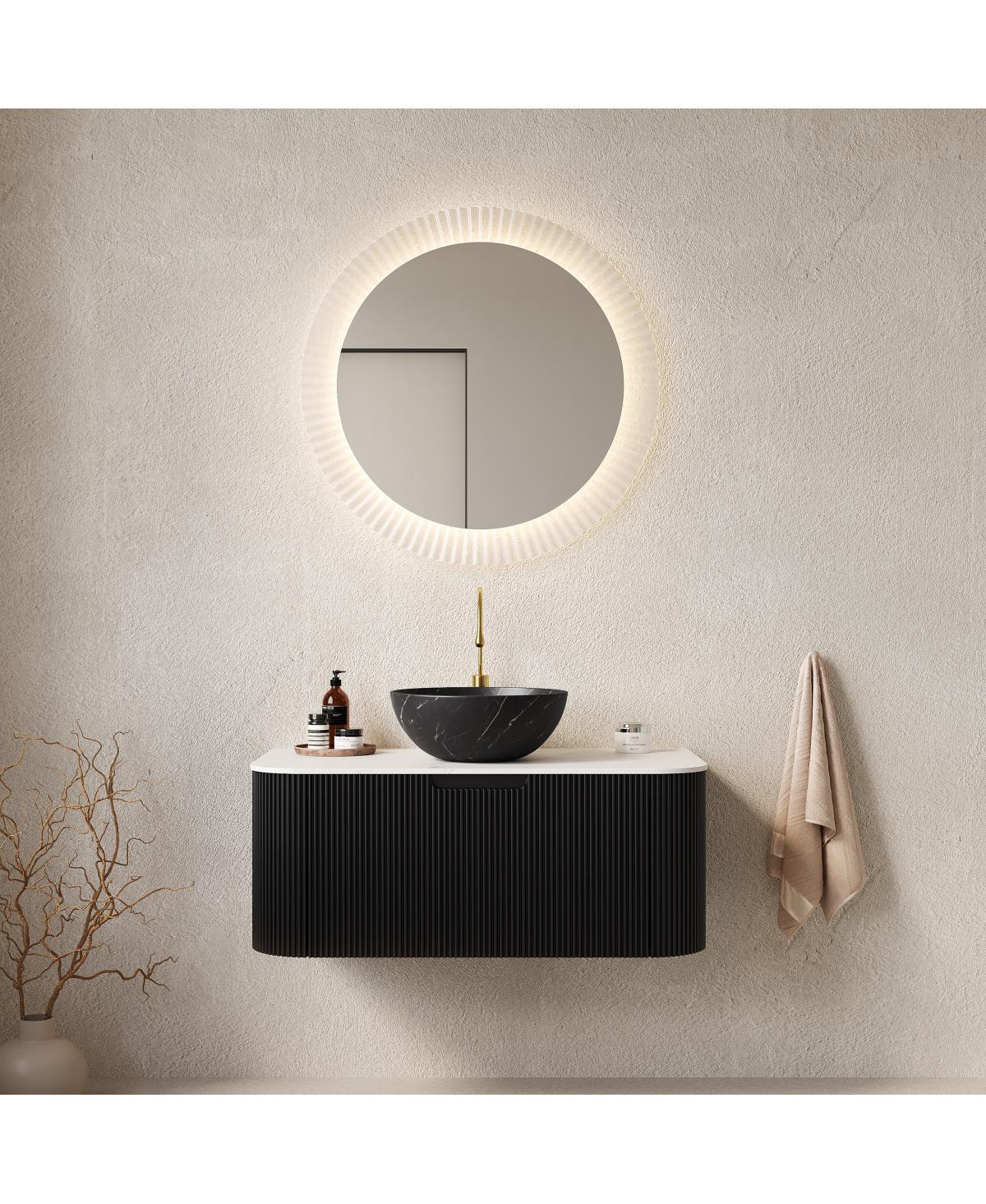 Click here for Sillysis Wall Mounted Bathroom Vanity  Carrara Sin... prices