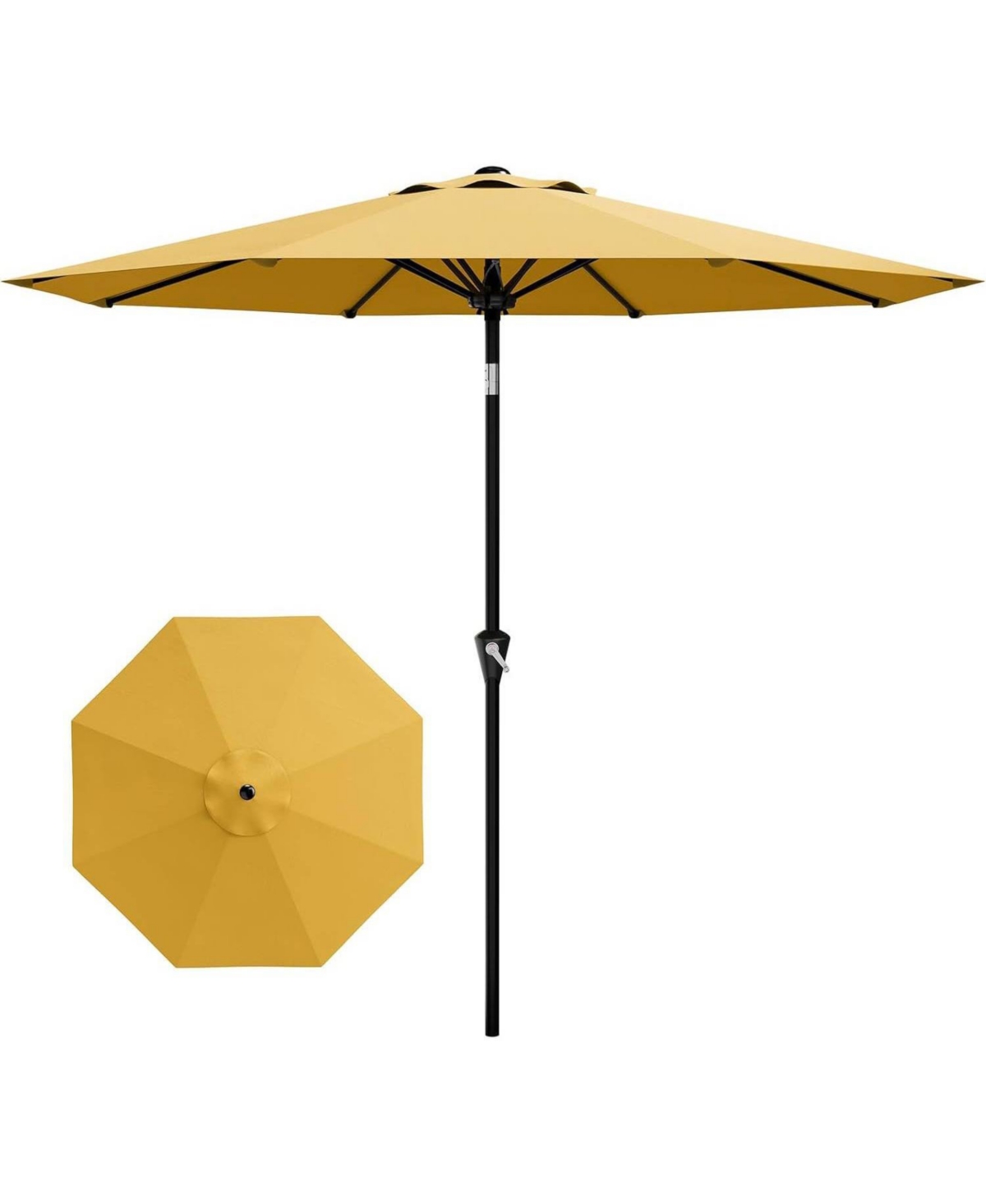 Click here for gaomon 9FT Patio Umbrella with Smooth Crank Lift U... prices