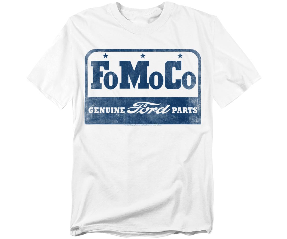 Click here for Mustang Mens Ford FoMoCo Logo T-Shirt - White prices