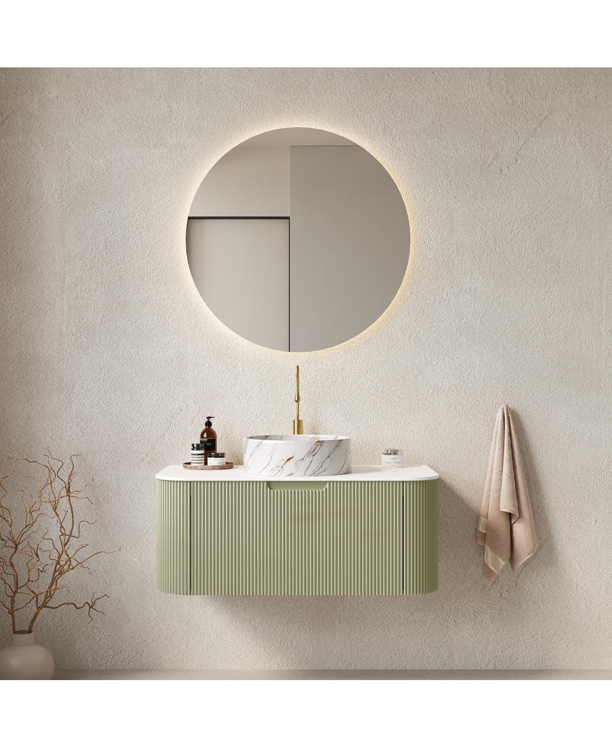 Click here for Sillysis Wall Mounted Bathroom Vanity  Artificial... prices