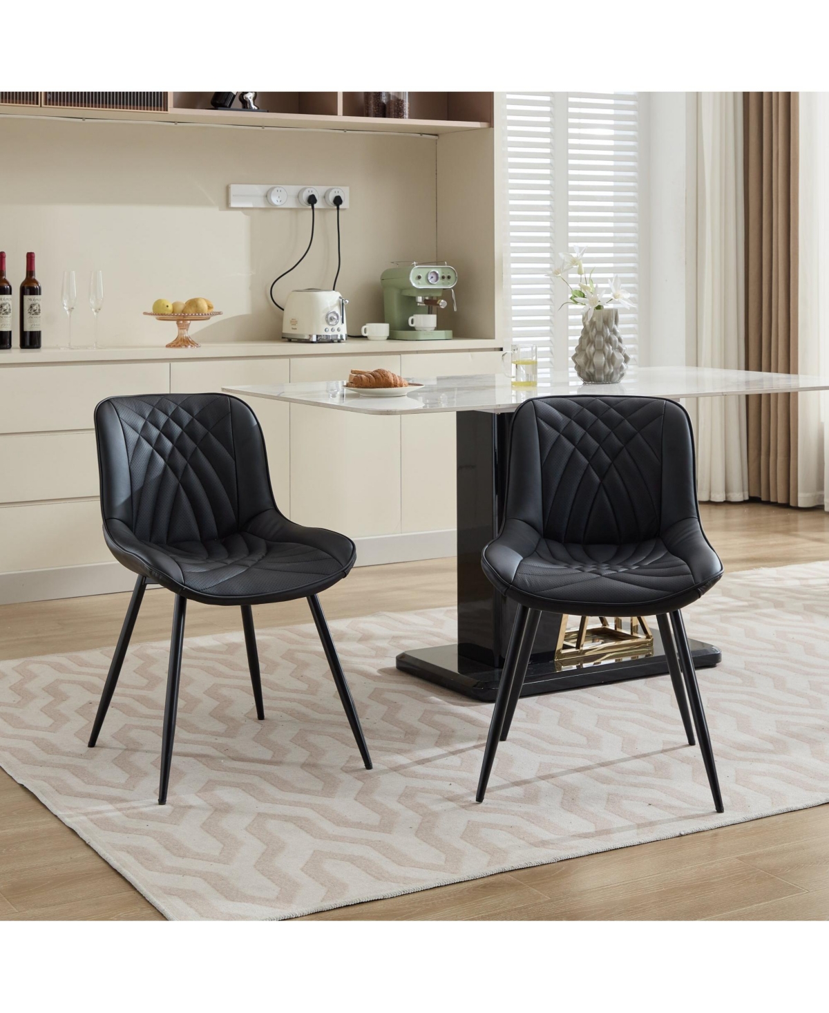 Click here for Clihome Dining Chairs Set of 2 Mid Century Modern... prices
