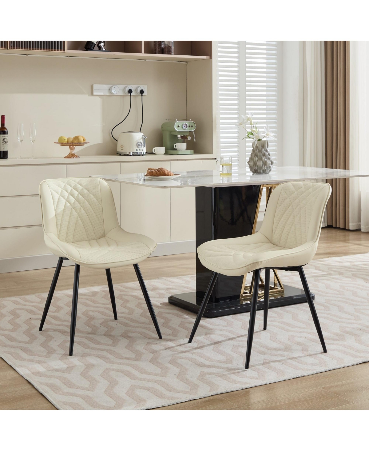 Click here for Clihome Dining Chairs Set of 2 Mid Century Modern... prices