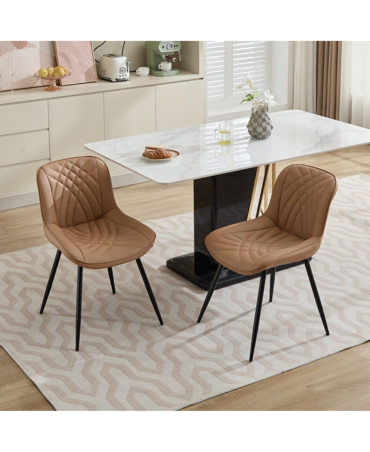 Click here for Clihome Dining Chairs Set of 2 Mid Century Modern... prices