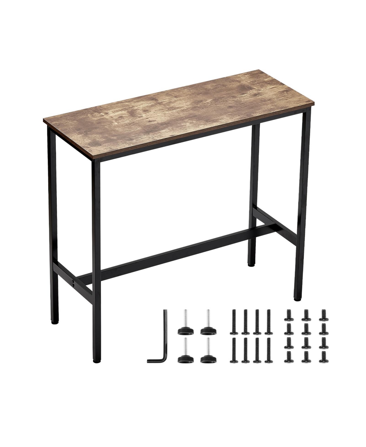 Click here for flynama 39x16x35.5 Industrial Metal and Wood Bar T... prices