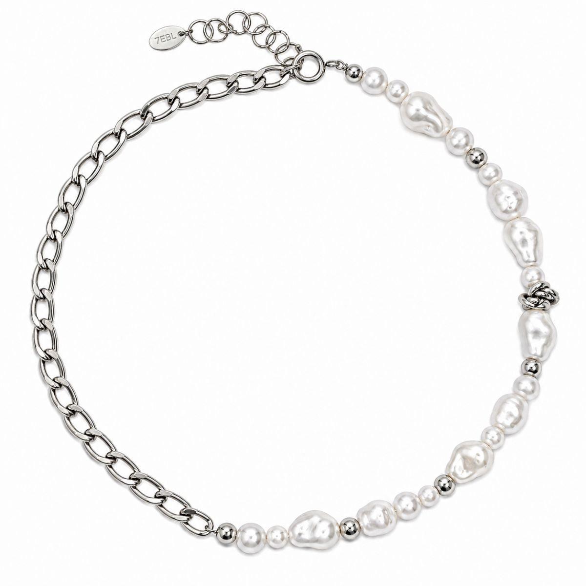 Click here for Rebl Jewelry Liquid Pearl Necklace - Silver prices