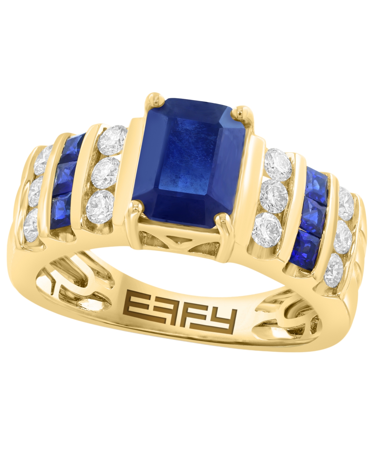 Click here for Effy Collection Diamond (3/8 ct. t.w.) and Sapphir... prices