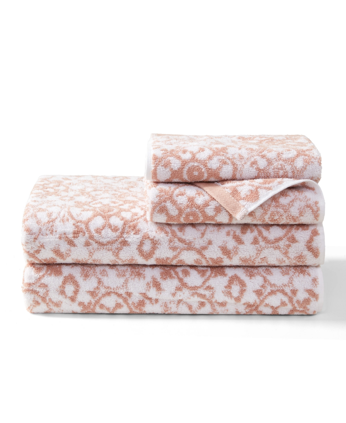 Click here for Jessica Simpson Aziza 4 Piece Bath Towel Set - Ros... prices
