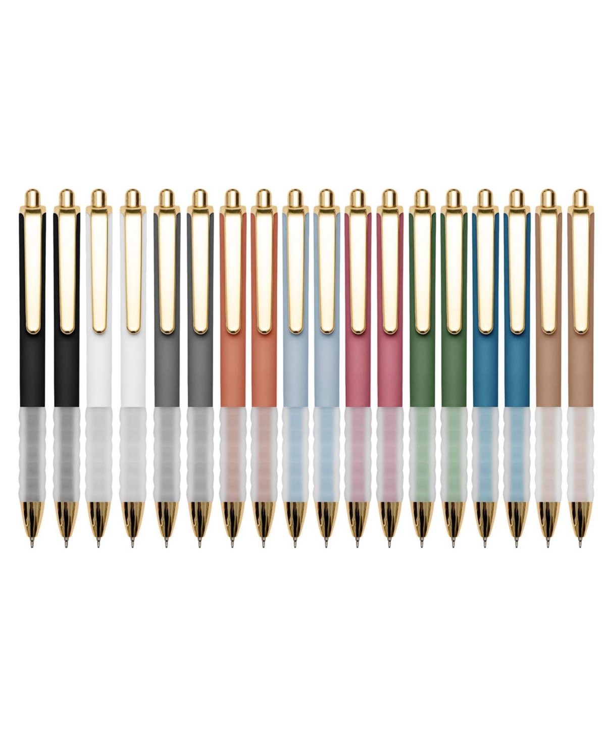 Click here for Gnuadz Ballpoint Pens Retractable Soft Grip 1mm Me... prices