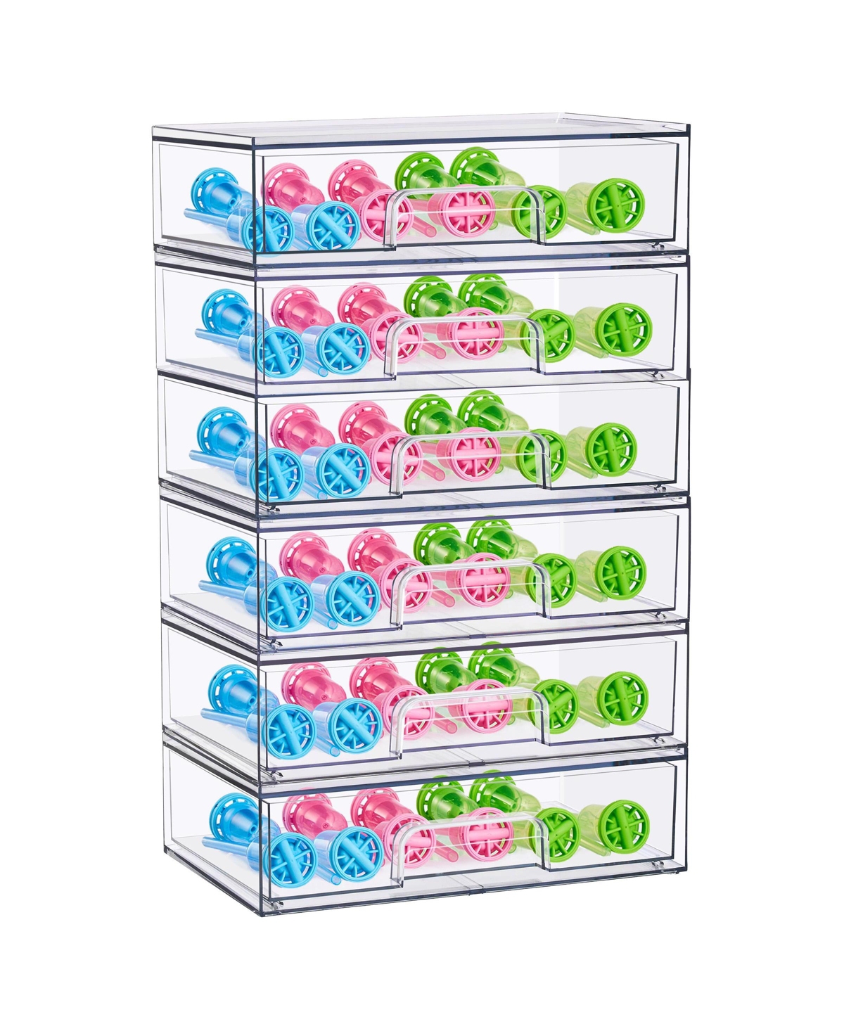 Click here for Sorbus 6 Pack Clear Wide Stackable Pull-Out Storag... prices